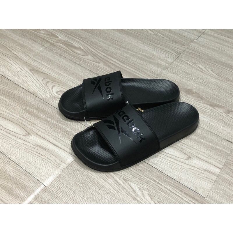 Jual Reebok ORIGINAL Classic Men's Slide Sandal Sendal Sandals - Black ...