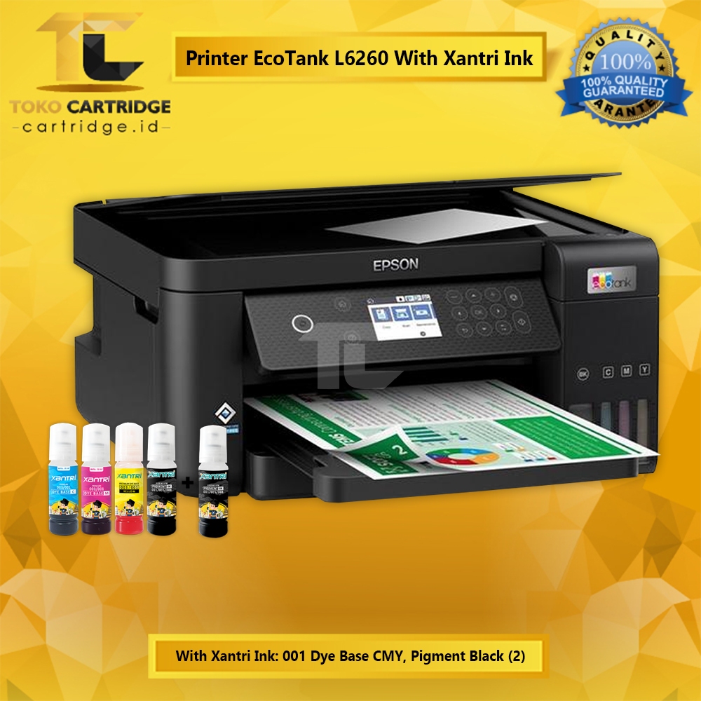 Jual Printer Epson EcoTank L6260 / L6290 A4 WiFi Duplex Print Scan Copy ...