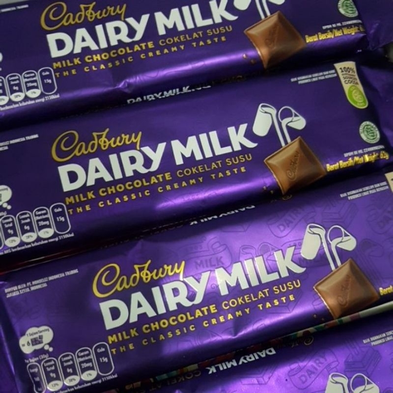 Jual COKLAT CADBURRY 62GRAM // CADBURRY COKLAT 62GRAM | Shopee Indonesia