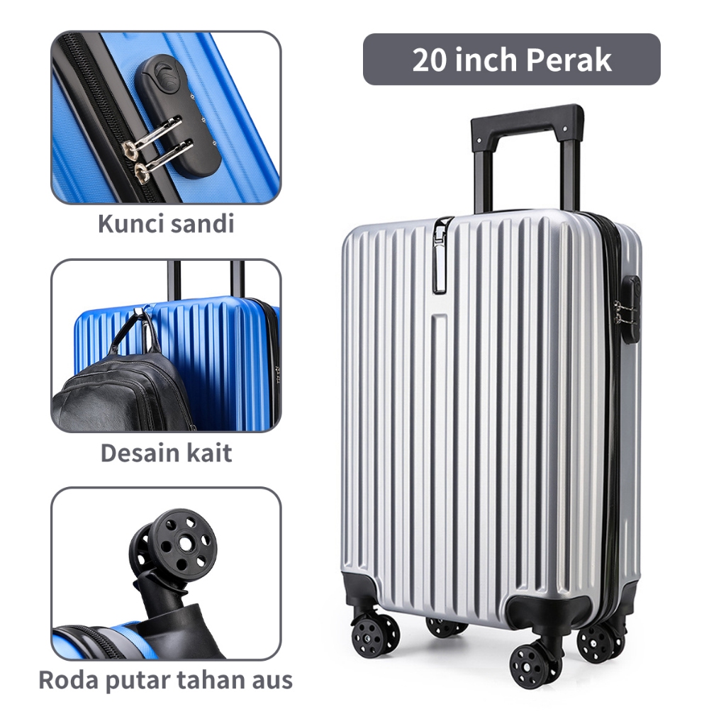 Jual Koper 20 24 Inch Original Cabin Size Koper Import - koper fiber ...