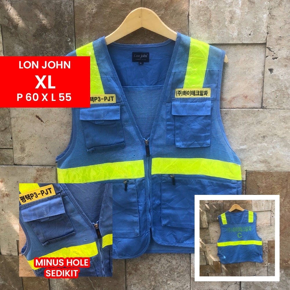 Jual SALE Rompi Vest Jaring / Proyek / Kerja / Safety / Reflektif ...