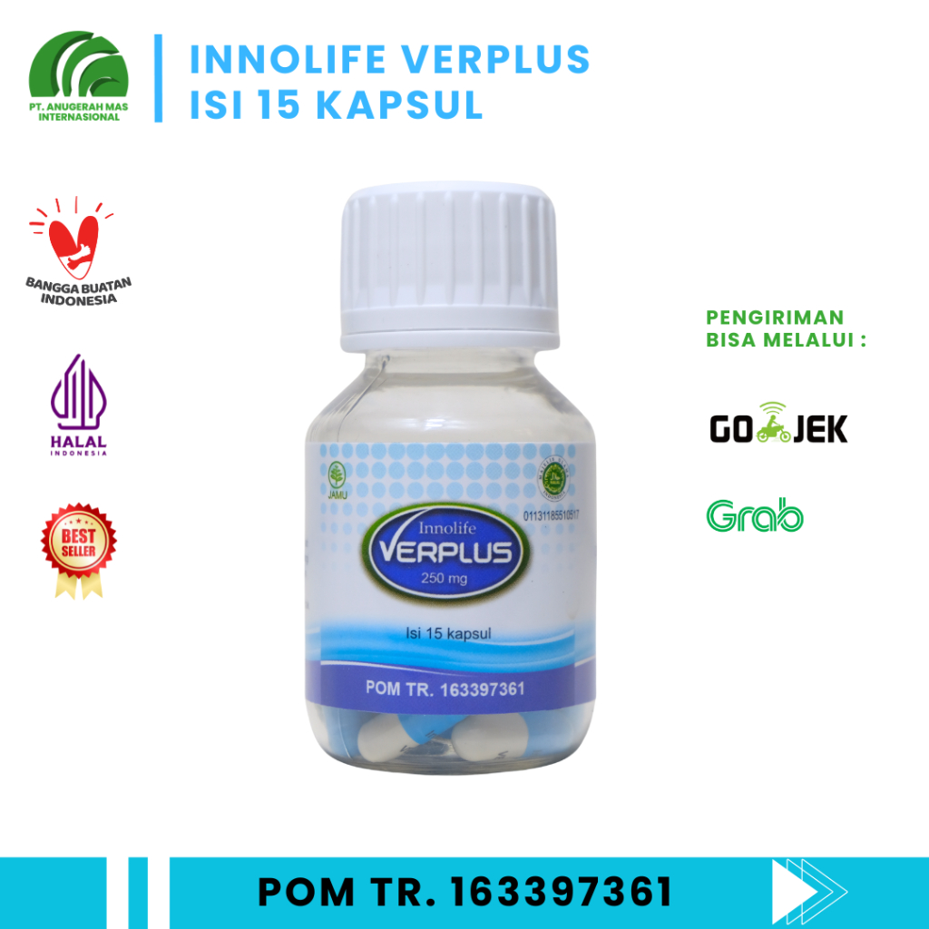 Jual Innolife Verplus 15 caps - Herbal - Ekstrak Cacing Tanah Merah ...