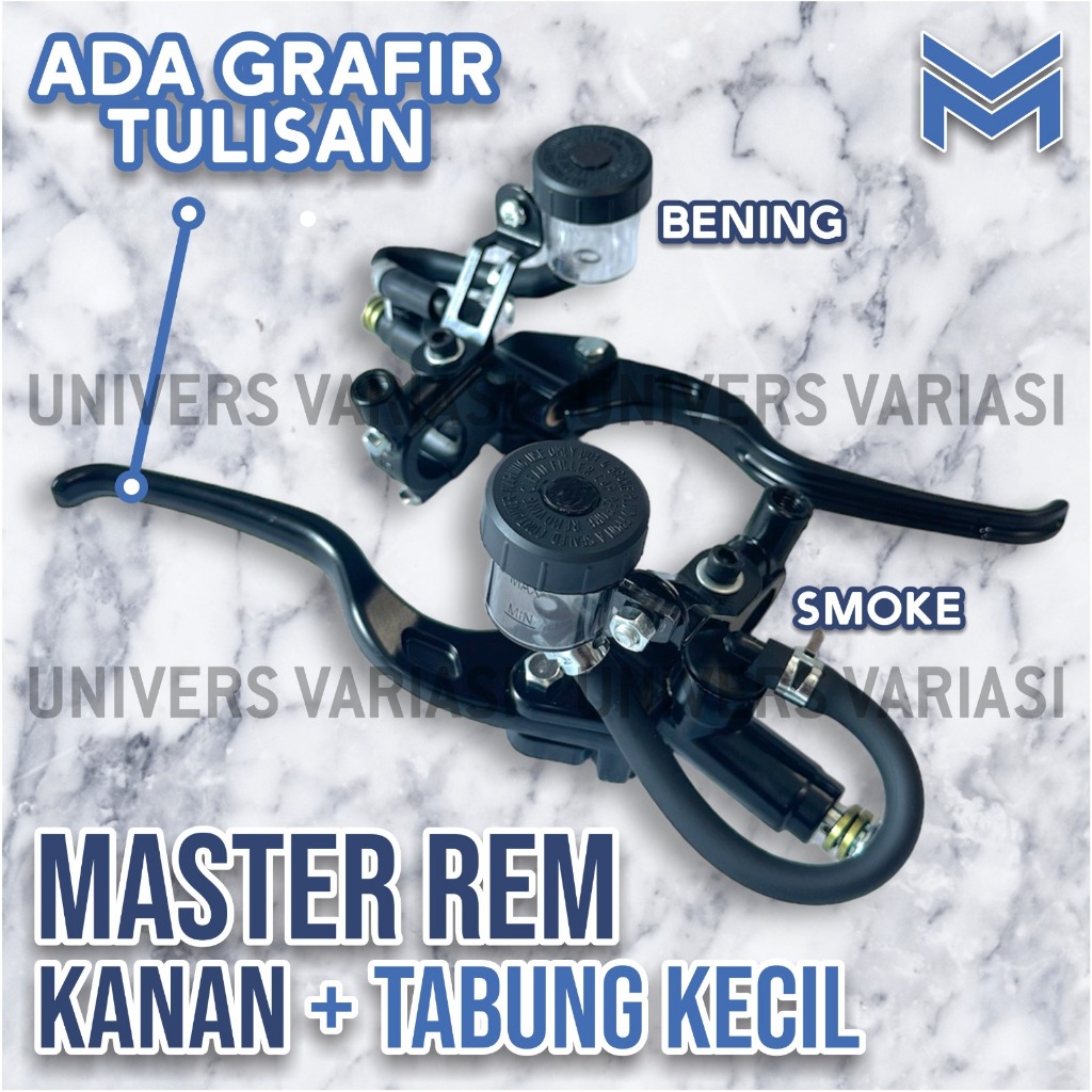 Jual HANDLE MASTER REM KANAN + 1 TABUNG MINYAK REM SET BAUT BREKET ...