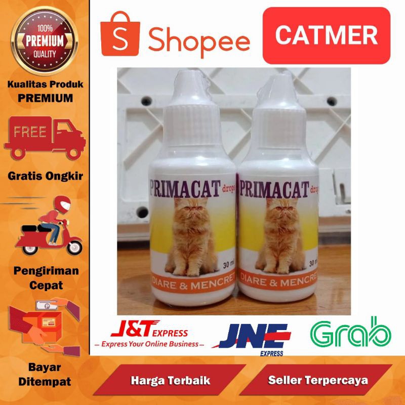 Jual Primacat Obat Mencret Kucing Diare Untuk Kucing sakit Diare Untuk ...