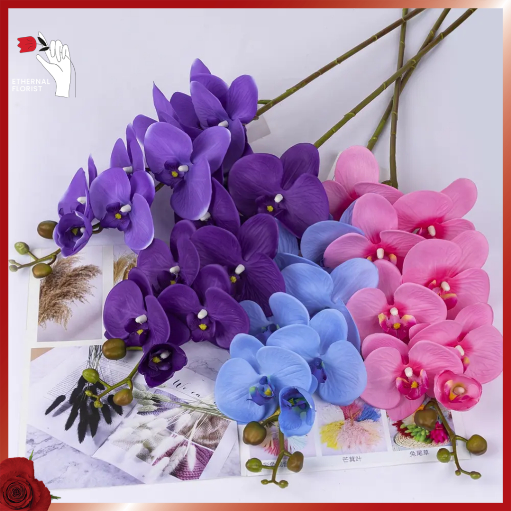 Jual Bunga Anggrek Latex Besar 1 Tangkai / Anggrek Premium Latex ...