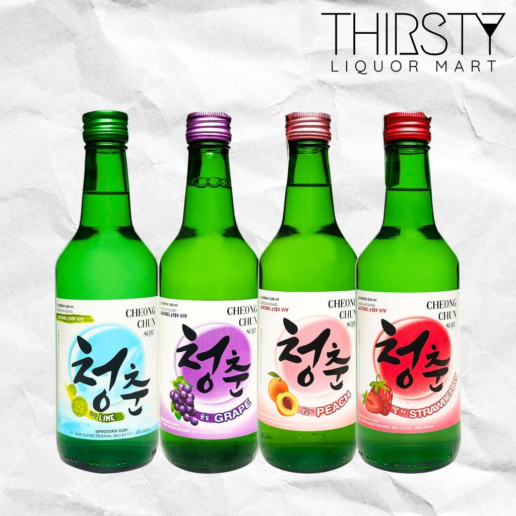 Jual Cheong Chun Soju Korea All Variant 360ml | Shopee Indonesia