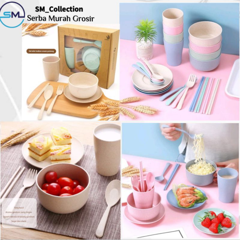 Jual Mangkok Set/Gelas Set/Piring Set mamasoo | Shopee Indonesia