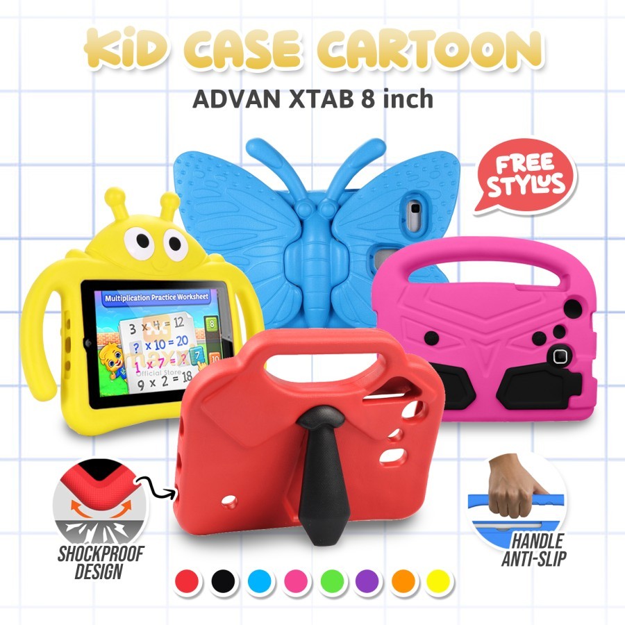 Jual Case Kids Advan XTab A8 8 Inch Tahan Bating Shock Proof Model ...