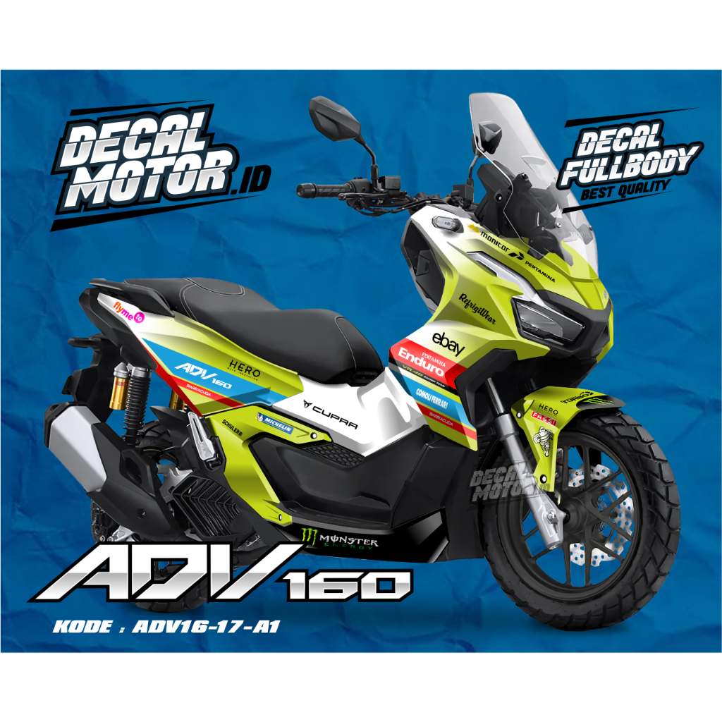 Jual Sticker Decal ADV 160 Fullbody - Stiker Dekal Honda ADV 160 ...