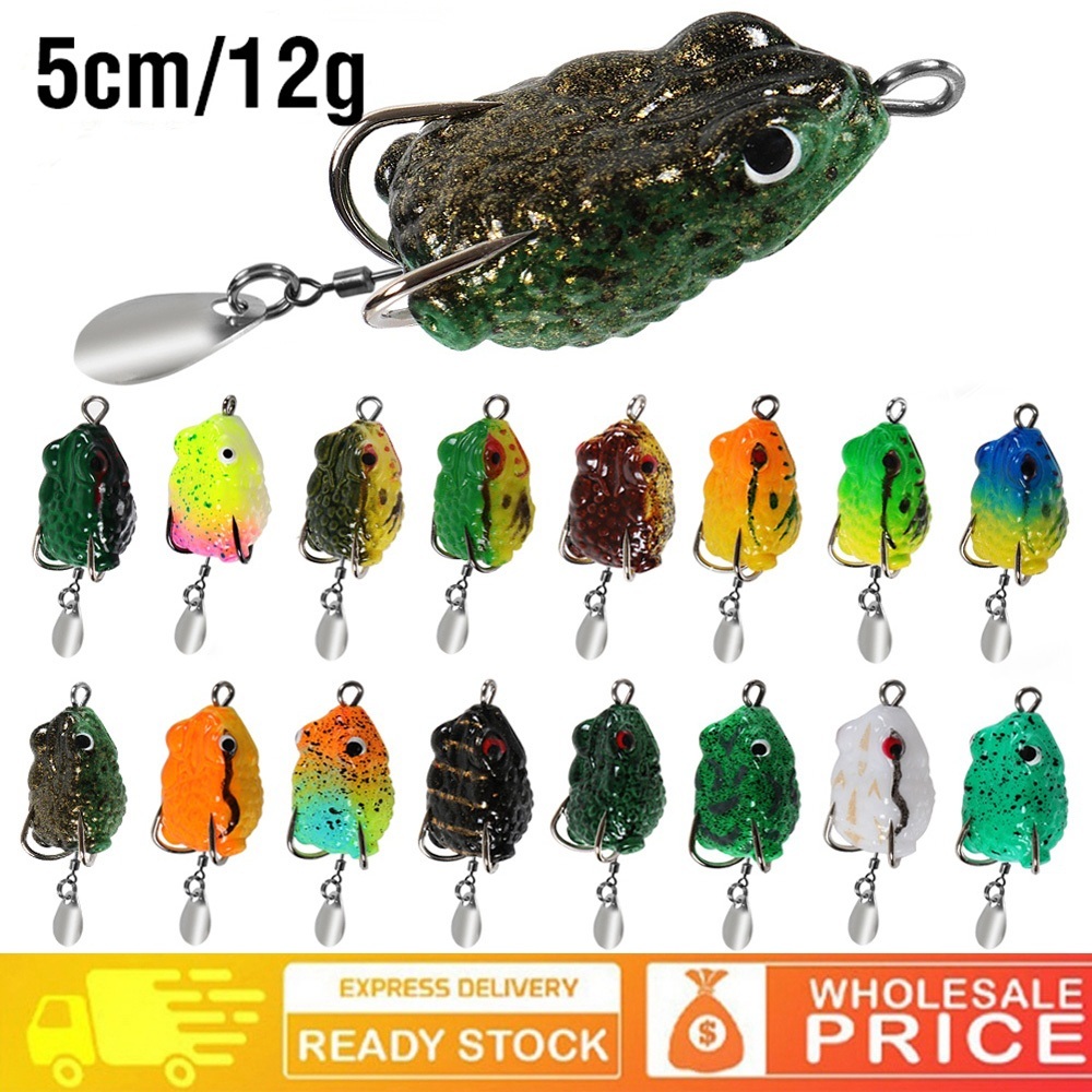 Jual Soft Frog Lure Snakehead Killer Topwater Fishing Lures Ikan Haruan ...