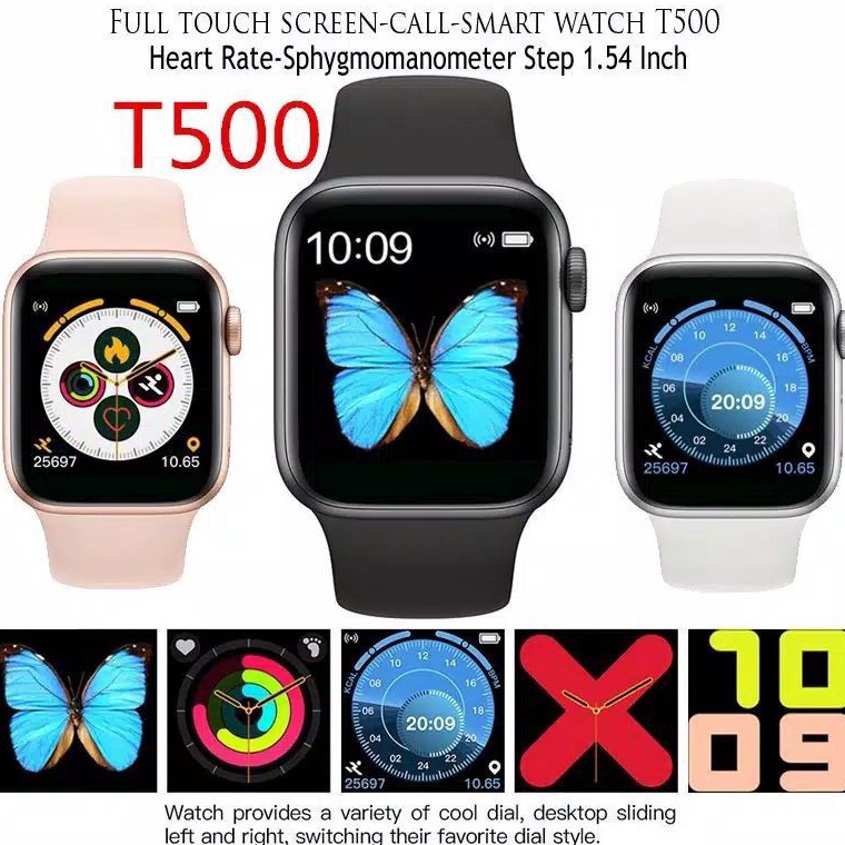 Jual Fam T5 Smartwatch Jam Tangan SMARTWATCH PRIA WANITA TOUCHSCREEN ...
