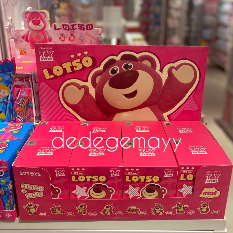 Jual Miniso x Lotso - FULL SET Blind Box Figure Lotso It’s Me 1 SET isi ...