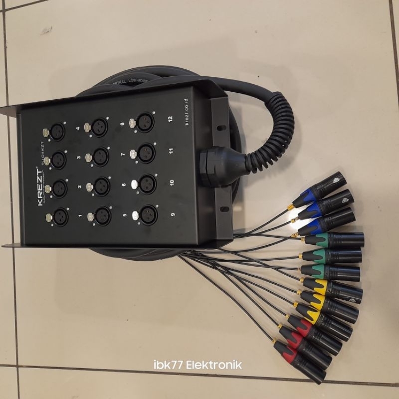 Jual Kabel Snake isi 12Ch Komplit + Box Snake KREZT Dan Conektornya 10 ...