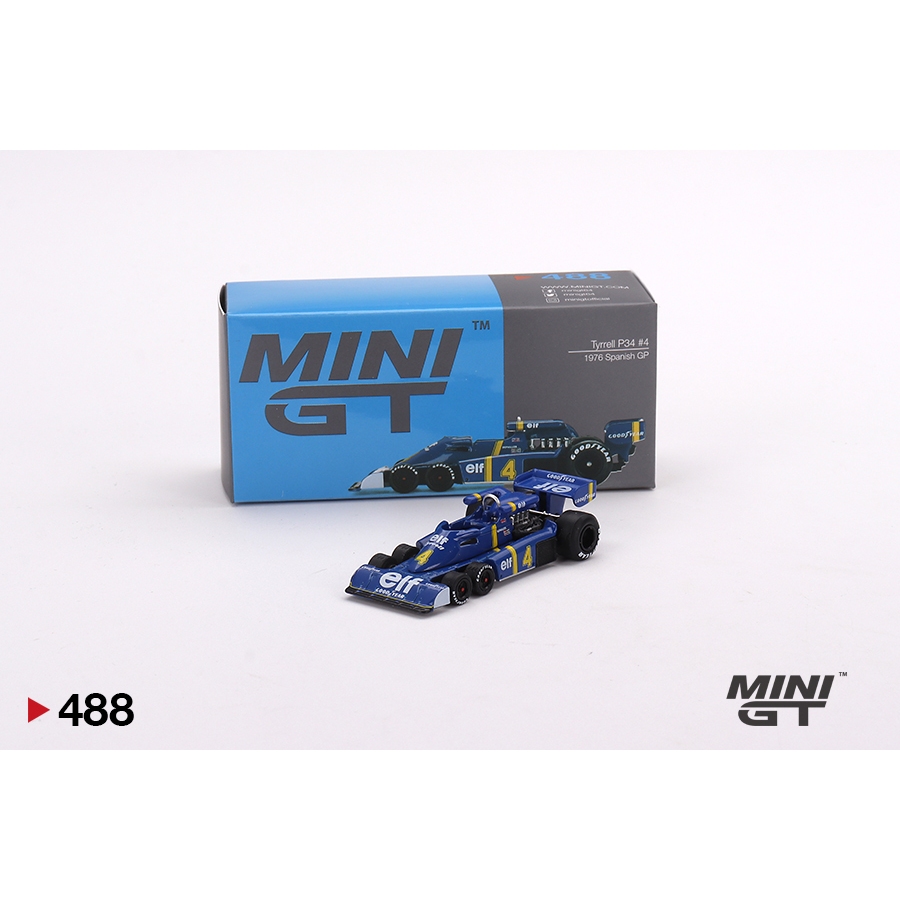 Jual MINI GT MINIGT 488 Tyrell P34 #4 1976 Spanish GP | Shopee Indonesia