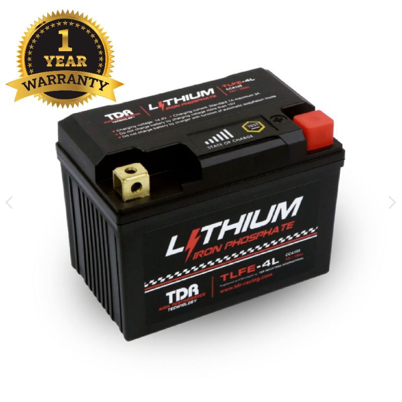 Jual Aki Motor TDR Lithium Iron Phosphate LiFePO4 Battery TLFE-4L ...