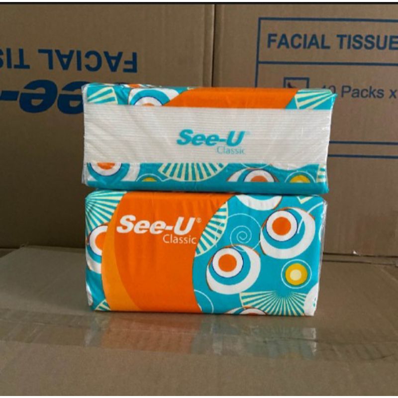 Jual See-U Facial Tissue 250 Sheet (3 pax) | Shopee Indonesia