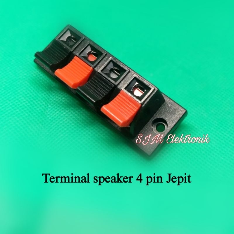 Jual Terminal speaker 4 pin Jepit Terminal 4pin jepit | Shopee Indonesia