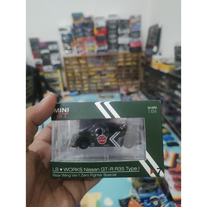 Jual Mini GT 007 LB Works Nissan GT-R R35 Type 1 Zero Fighter Hongkong ...