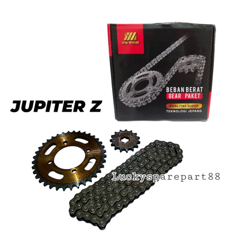 Jual GEAR PAKET SEPUH GIR SET JUPITER Z VEGA R LAMA R NEW 15-36T / 428H ...