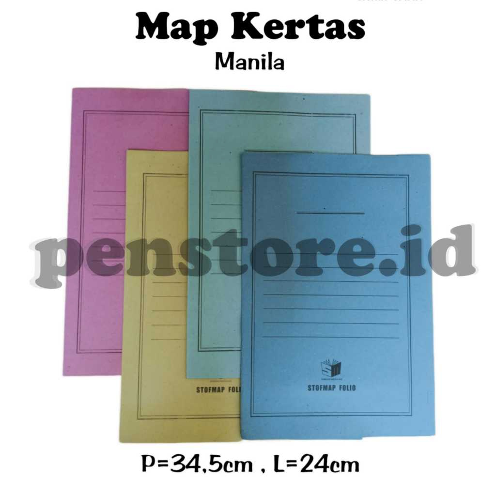 Jual (1pack=50pcs) Map Kertas Folio - Stopmap Kertas | Shopee Indonesia