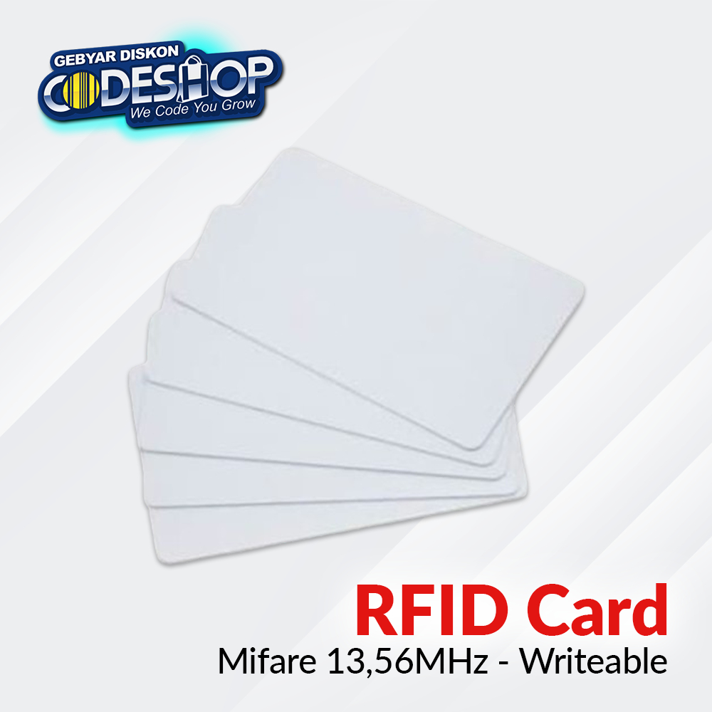 Jual Kartu Mifare RFID 13.56 MHz 1K Card Android Rewriteable UID Clone ...