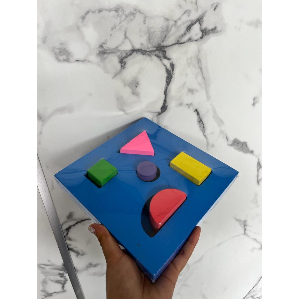 Jual Balok geometri warnaa mainan edukatif anak tk paud mainan ...
