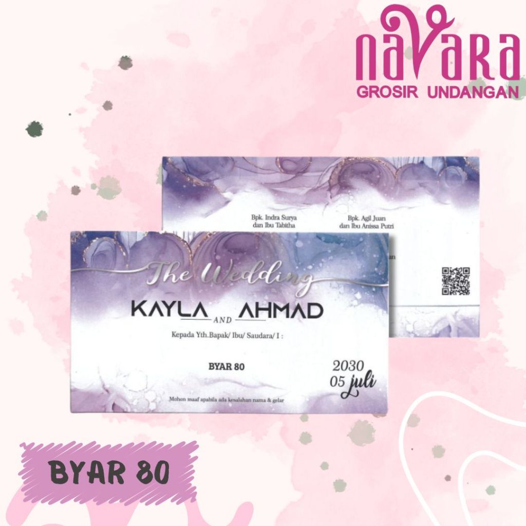 Jual Blangko undangan Byar 80 Harga murah grosir langsung dari produsen ...