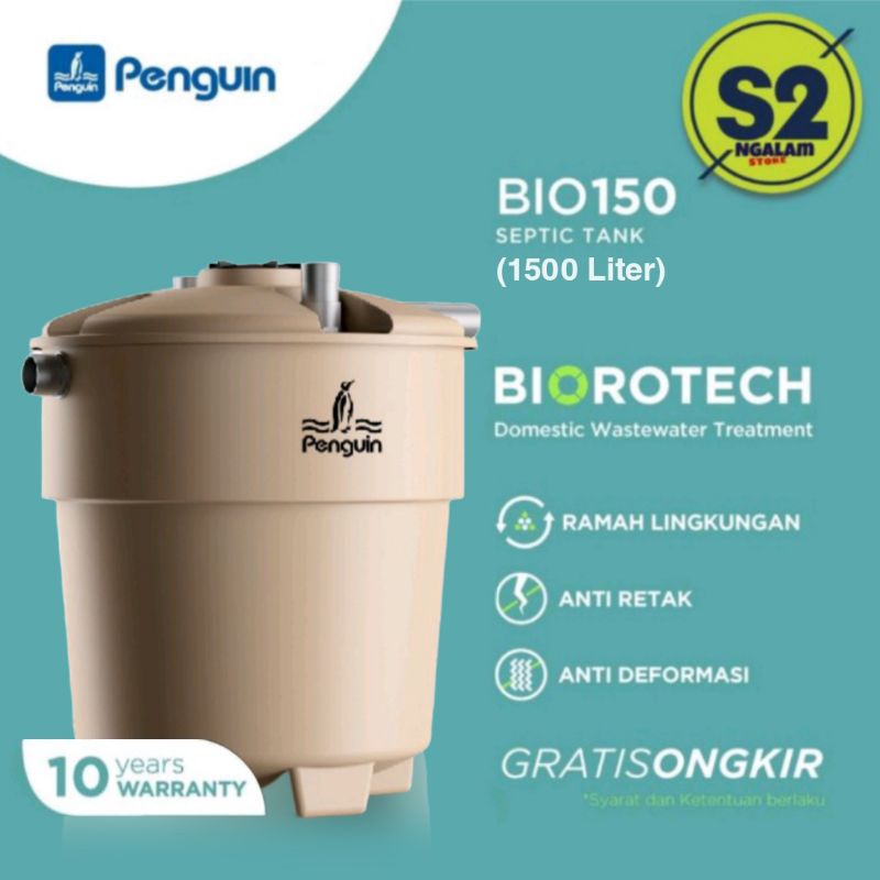 Jual Tandon Air PENGUIN BIOROTECH 1500 Liter (Invoice) | Shopee Indonesia
