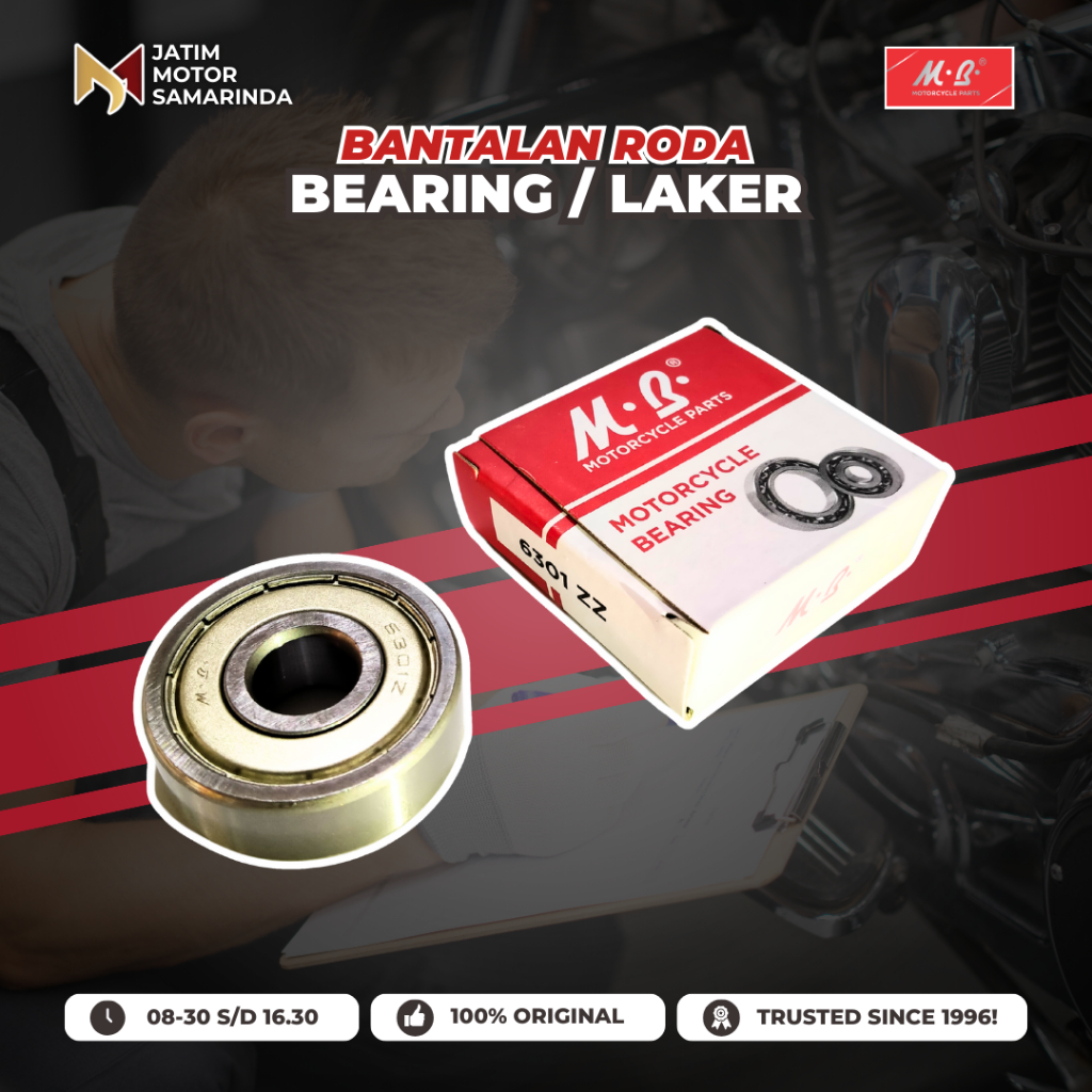 Jual MB Bantalan Roda Bearing Roda Laker Laher Original 6204 6201 6202 ...