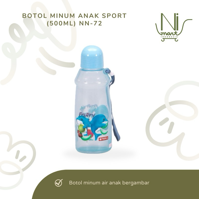 Jual BOTOL AIR SPORT 500 ML NN-72 LION STAR | BOTOL MINUM ANAK ...