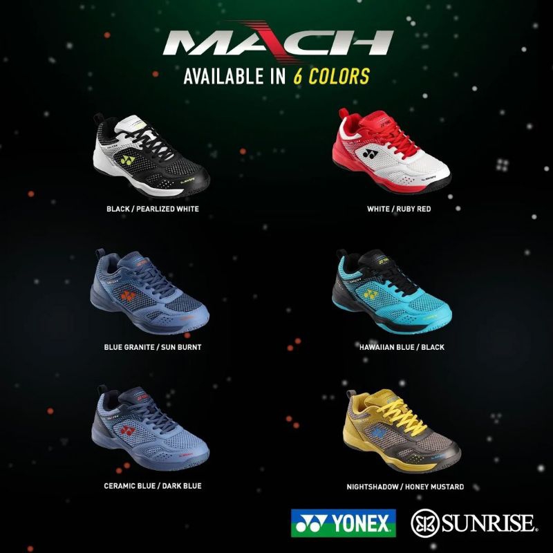 Jual Exbill sepatu badminton Yonex Mach original bulutangkis shoes 2024 ...