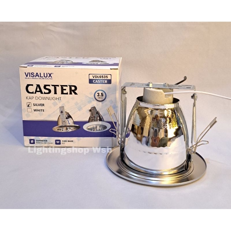 Jual Downlight 3.5 inch dan 4 inch CASTER VISALUX | Shopee Indonesia
