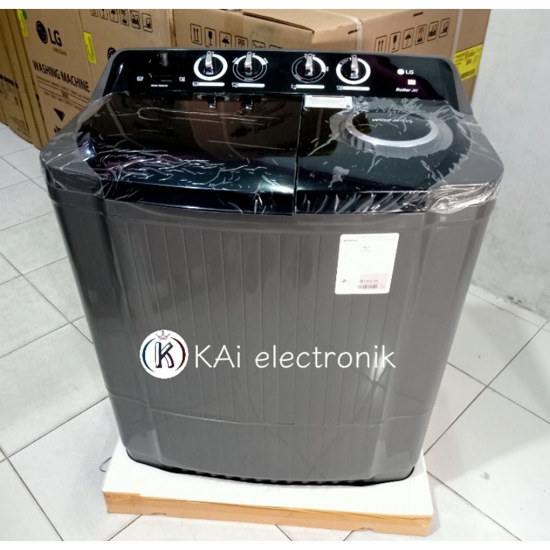 Jual mesin cuci LG P1000RTM 10kg new black series | Shopee Indonesia