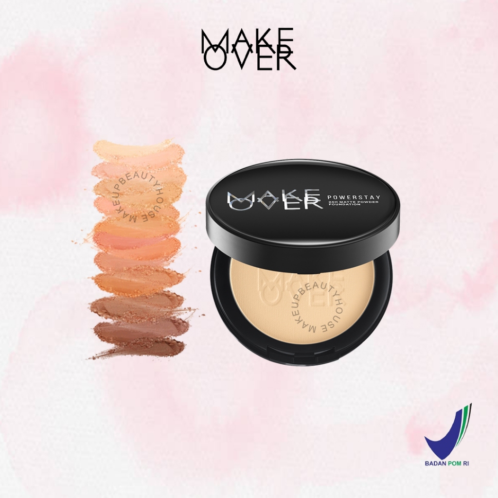 Jual MAKE OVER Powerstay 24H Matte Powder Foundation - Bedak padat ...