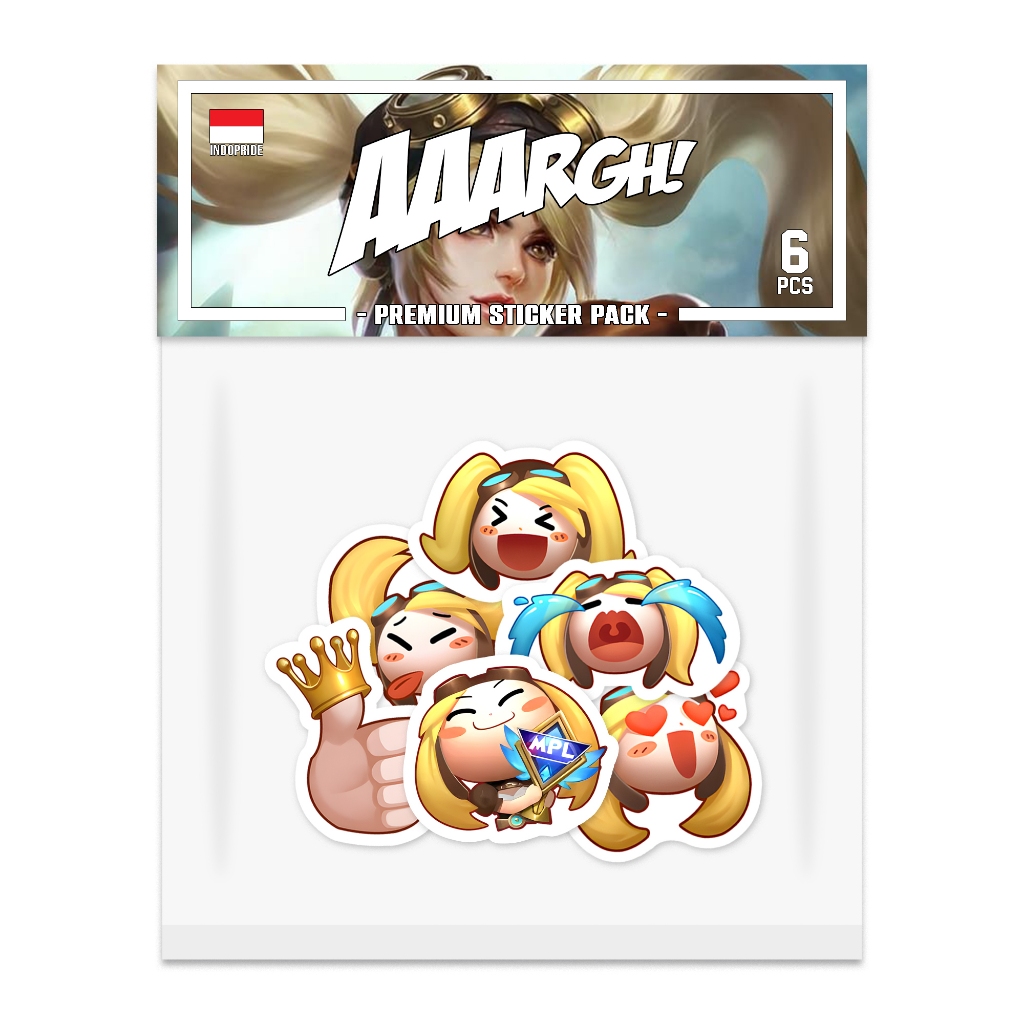 Jual Battle Emote MLBB Sticker Pack vol. 2 (Layla Edition) | Shopee ...