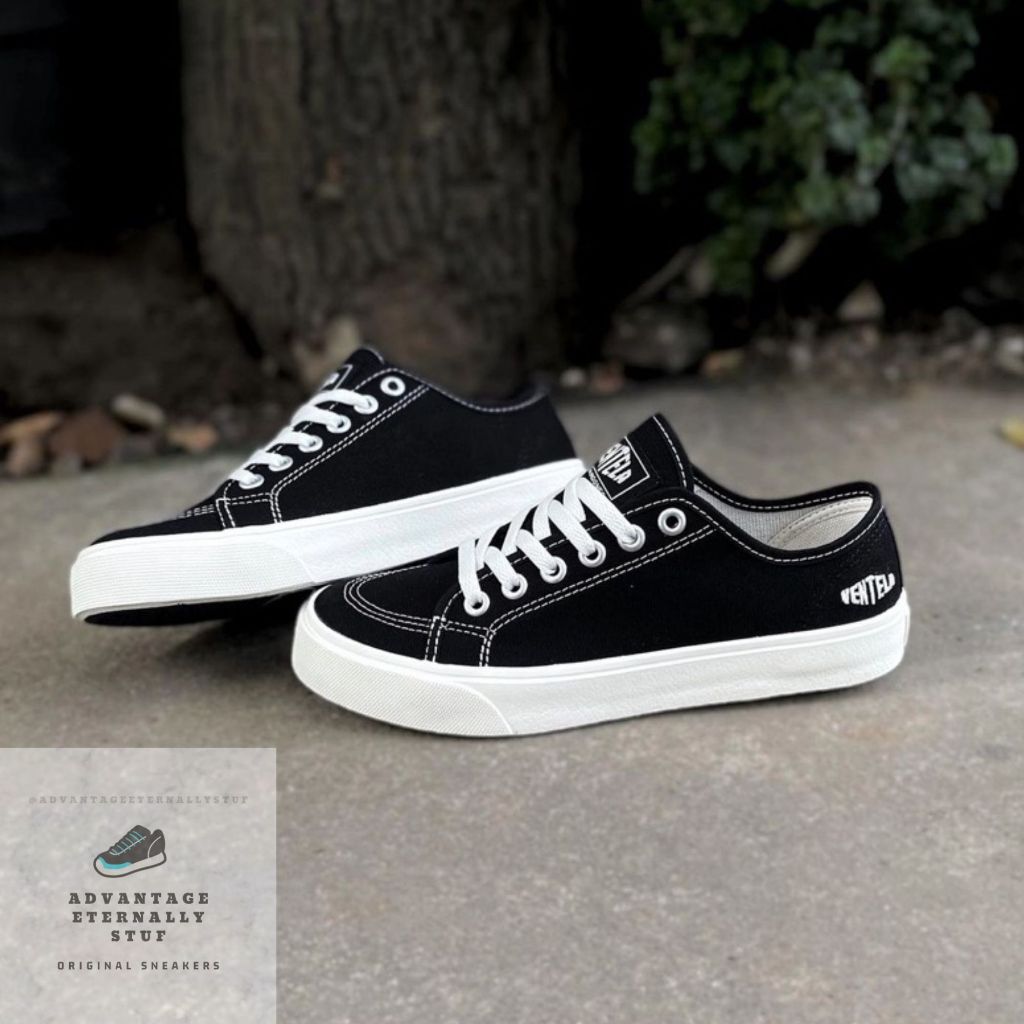 Jual Sepatu Ventela Alpha Black white Original | Shopee Indonesia