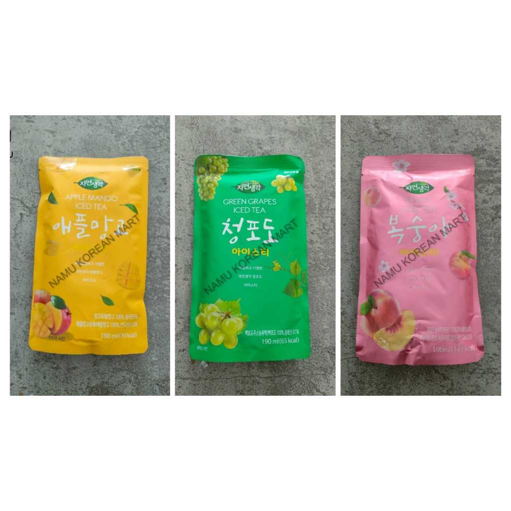 Jual Think Nature Apple Mango Iced Tea 190ml / Green Grapes Iced Tea ...