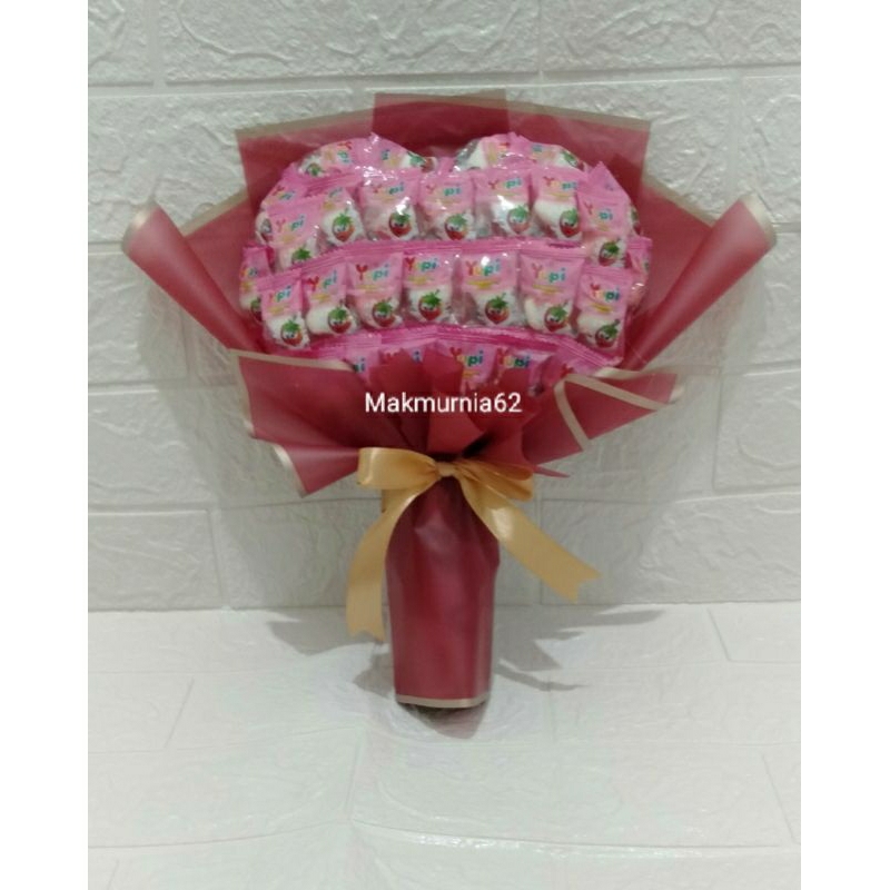 Jual BUKET YUPI LOVE/BUKET SNACK/BOUQUET SNACK/YUPI BOUQUET/FREE ...