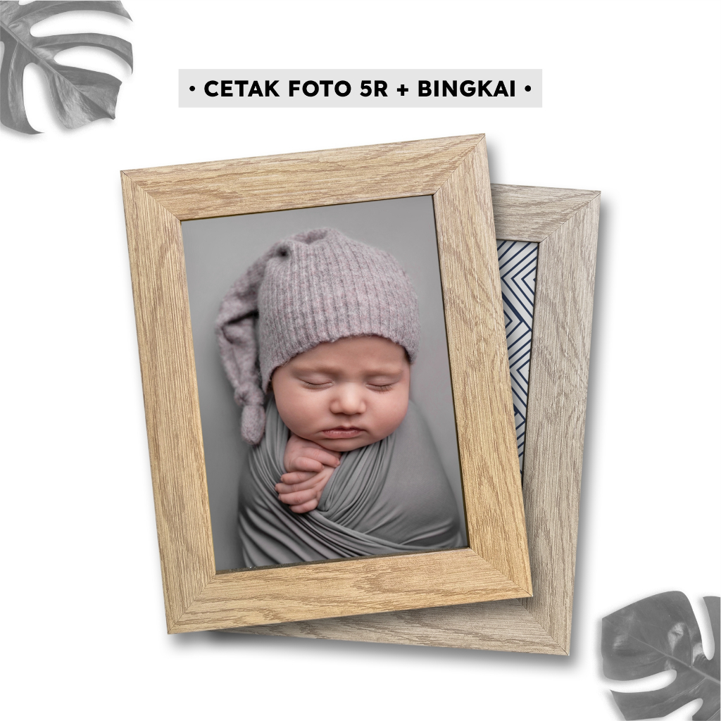 Jual Cetak foto plus bingkai ukuran 5R | bingkai 5R | Shopee Indonesia