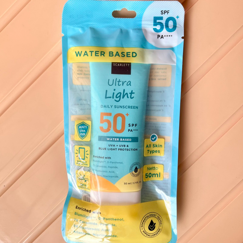 Jual Scarlett Whitening Sunscreen Ultra Light | Shopee Indonesia