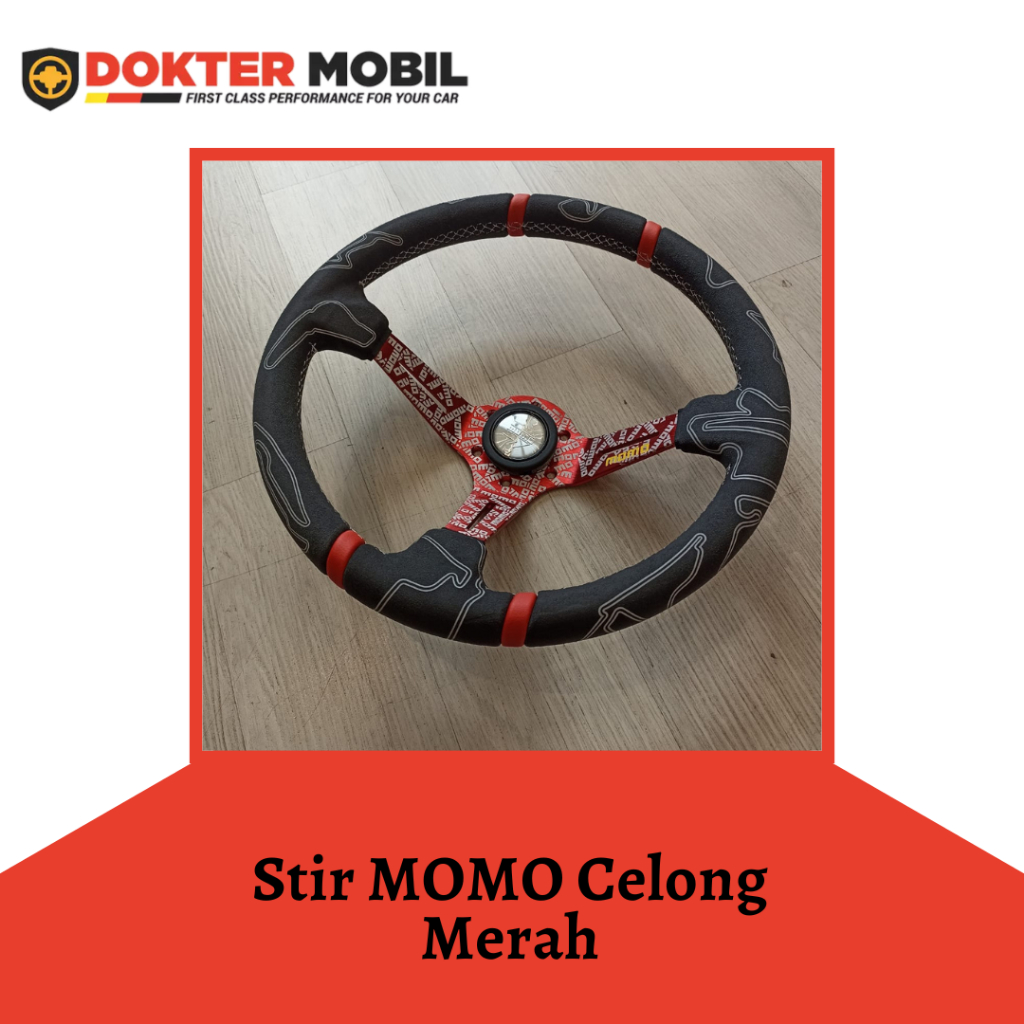 Jual Stir Racing Momo / Stir Momo Celong Merah | Shopee Indonesia