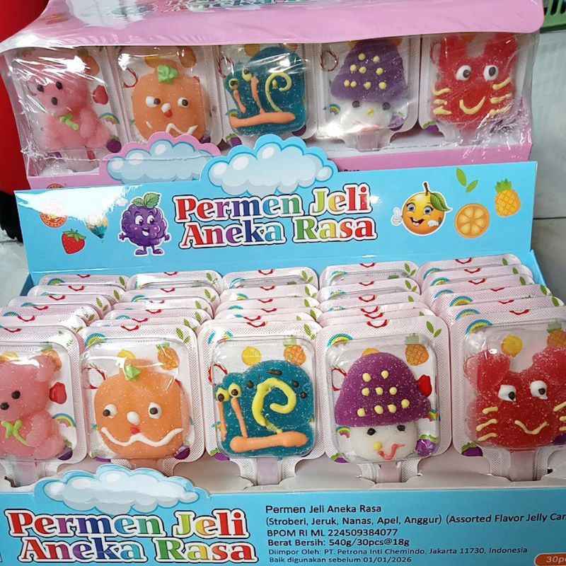 Jual PERMEN JELLY ANEKA RASA/ PERMEN JELI BENTUK KARAKTER | Shopee ...
