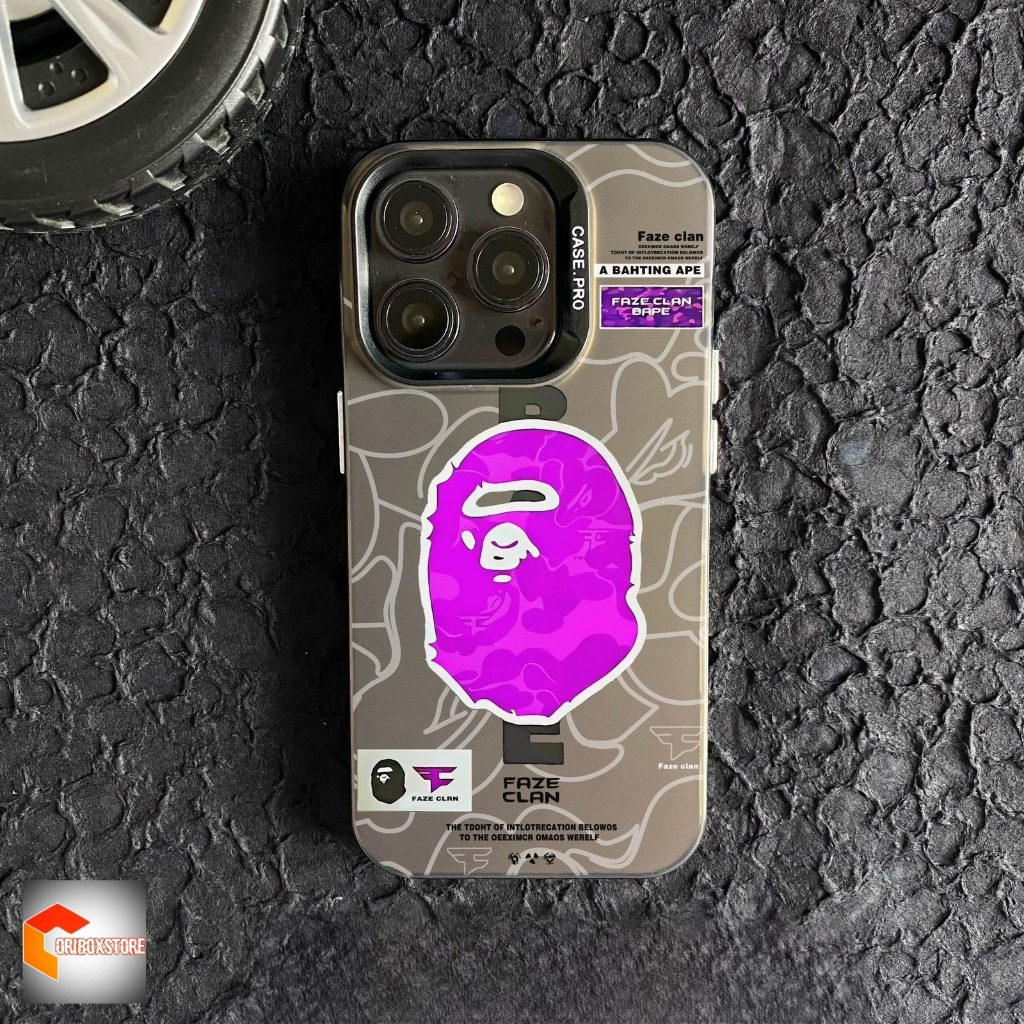 Jual PREMIUM MATTE HARD CASING TRENDY BAPE CASE Compatible For Iphone 7 ...