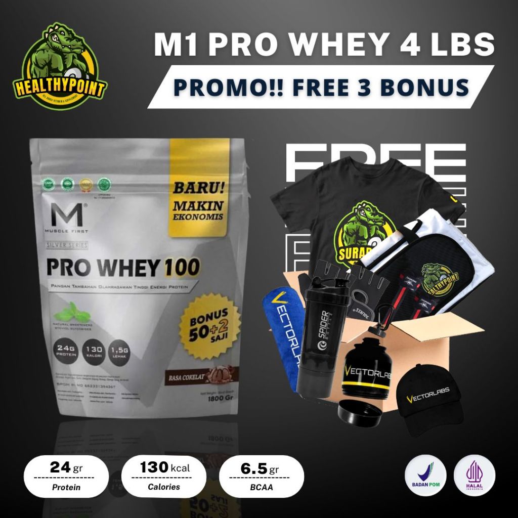Jual M1 muscle first pro whey 100 4 lbs musclefirst prowhey protein 100 ...