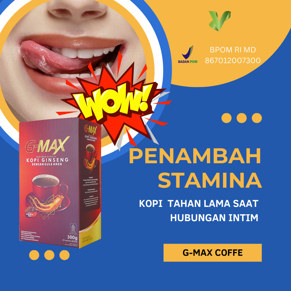 Jual Minuman Penambah Stamina Gmax Kopi Stamina Pria Kuat Tahan Lama 1 Box Isi 10 Sachet ...