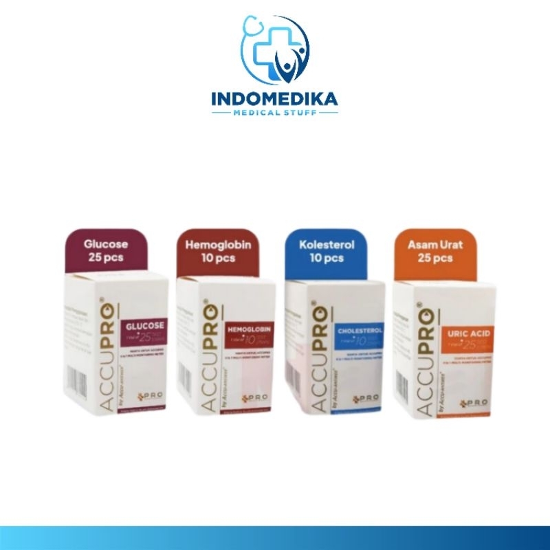 Jual Strip Alat Accupro / Cholesterol accupro / Uric Acid accupro ...