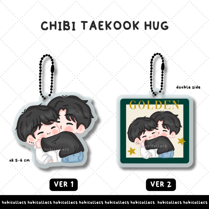 Jual (ready) Keychain Chibi Taekook hug (BACA DESKRIPSI) | Shopee Indonesia