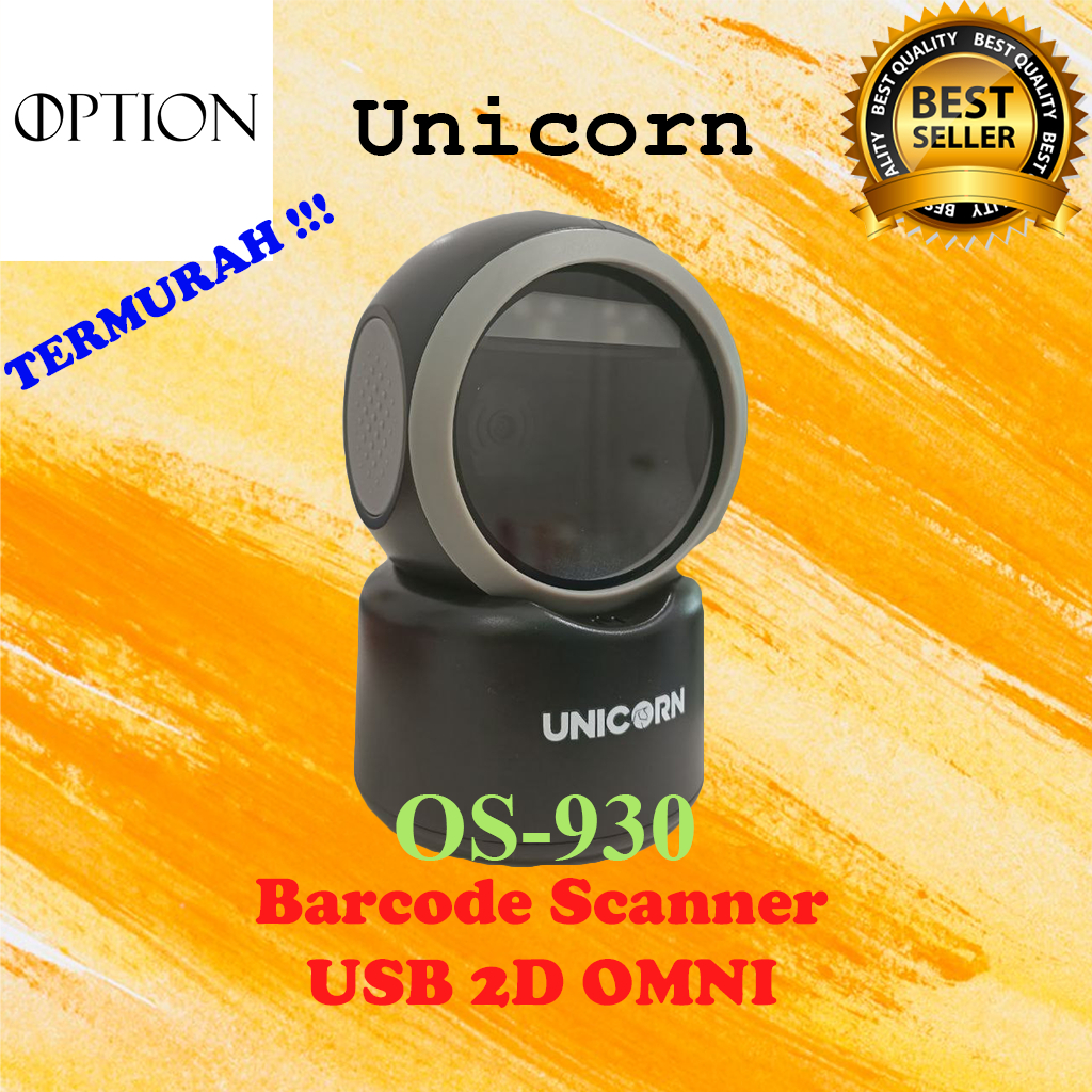 Jual Unicorn Barcode scanner USB 2D QRcode omni OS-930 Setara kassen KO ...