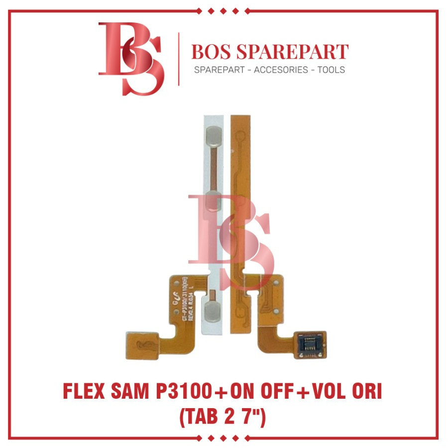 Jual FLEXIBEL SAMSUNG P3100 + ON OFF + VOLUME ORI (TAB 2 7") | Shopee ...