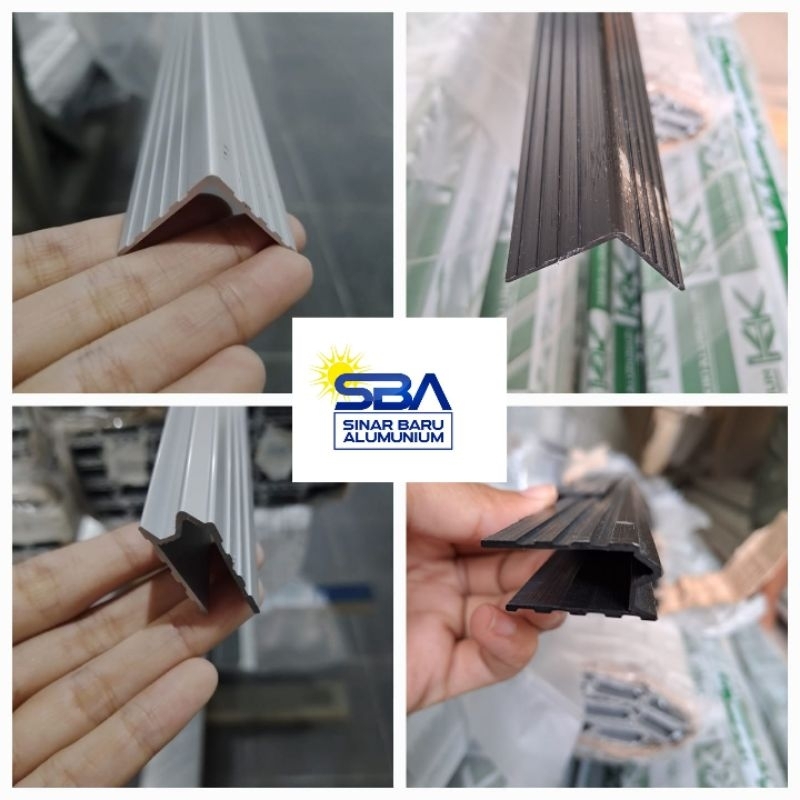 Jual LIST SIKU ALUMUNIUM BAHAN HARDCASE SIKU DAN M PANJANG 1 METER ...